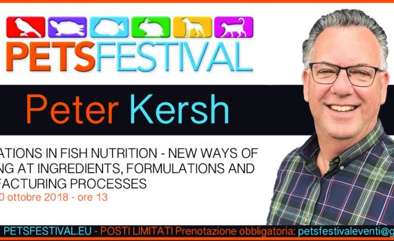 Peter Kersh al PetsFestival ci parlerà dell'alimentazione dei pesci d ...