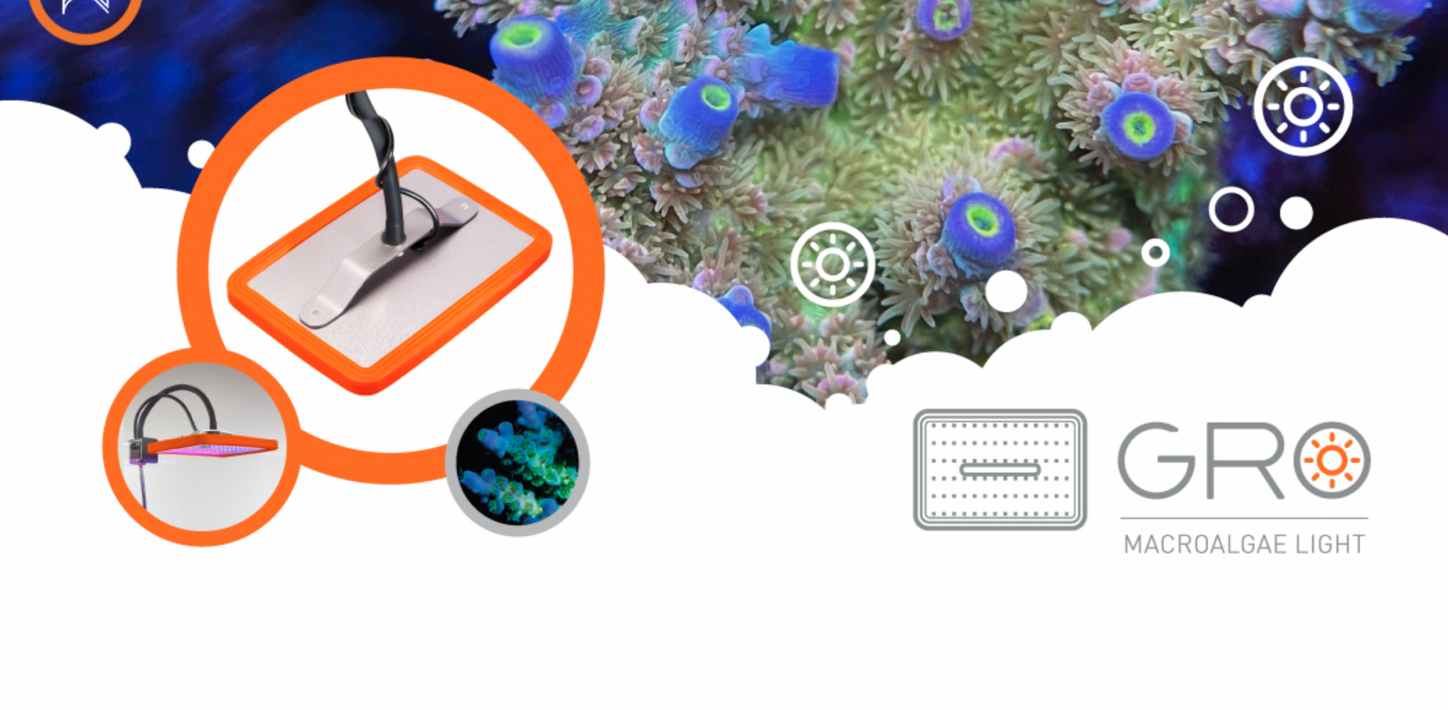 Gro macroalgae light - plafoniera per macroalghe di Neptune Systems