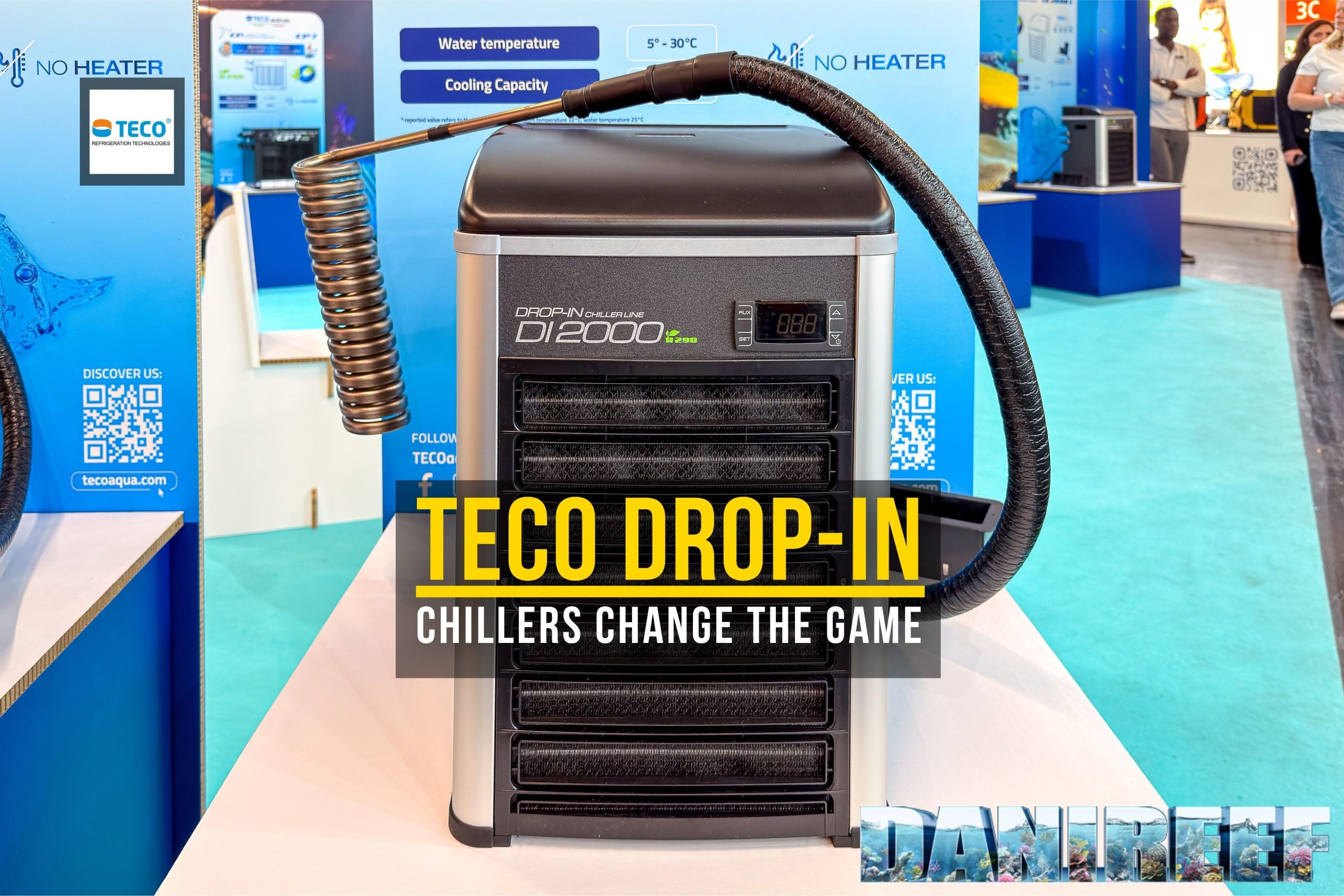 Teco Drop-In at Interzoo 2026: aquarium chillers change approach